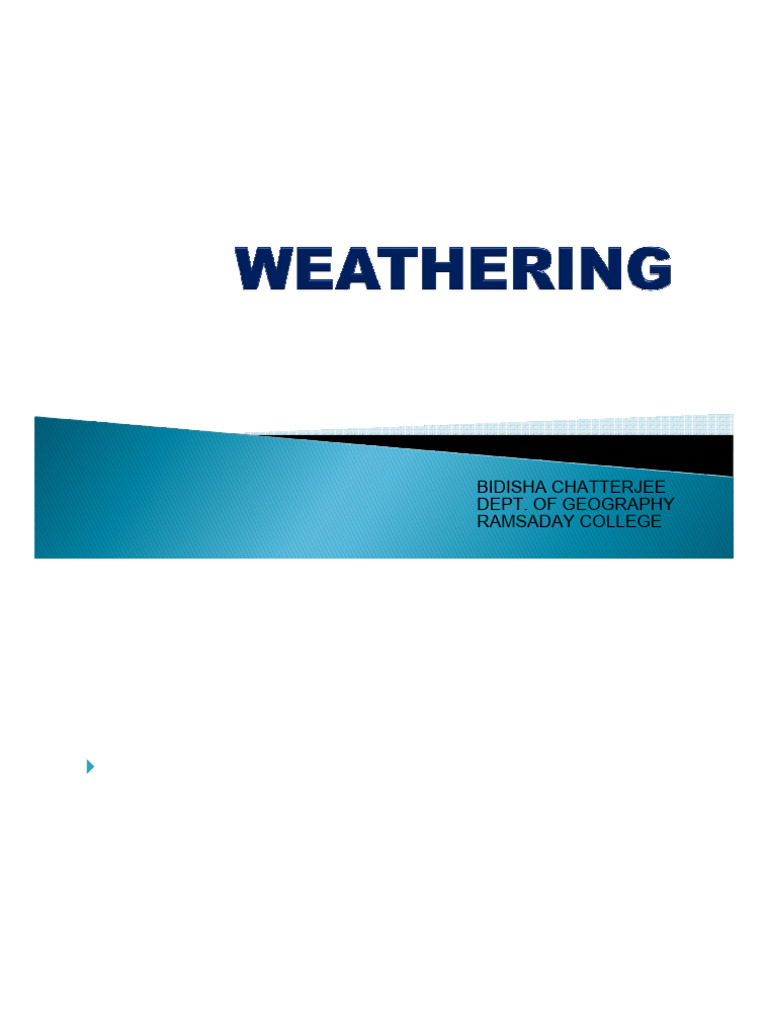 B.C Geography Weathering Sem1 05 | PDF