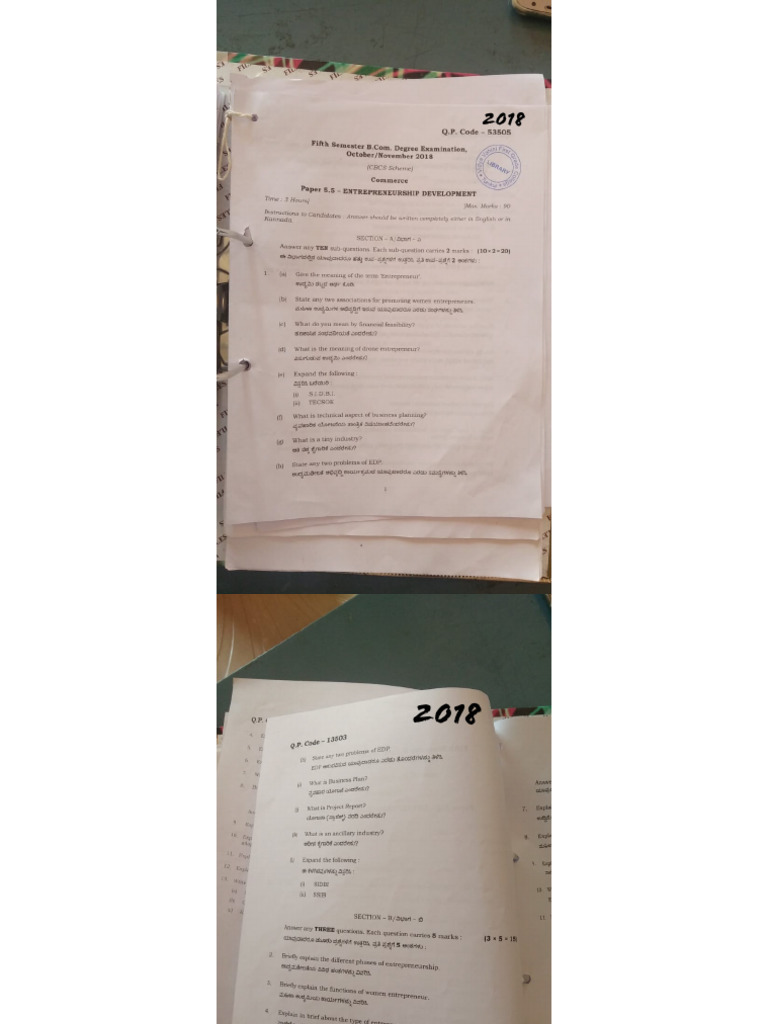 ED Question Paper | PDF