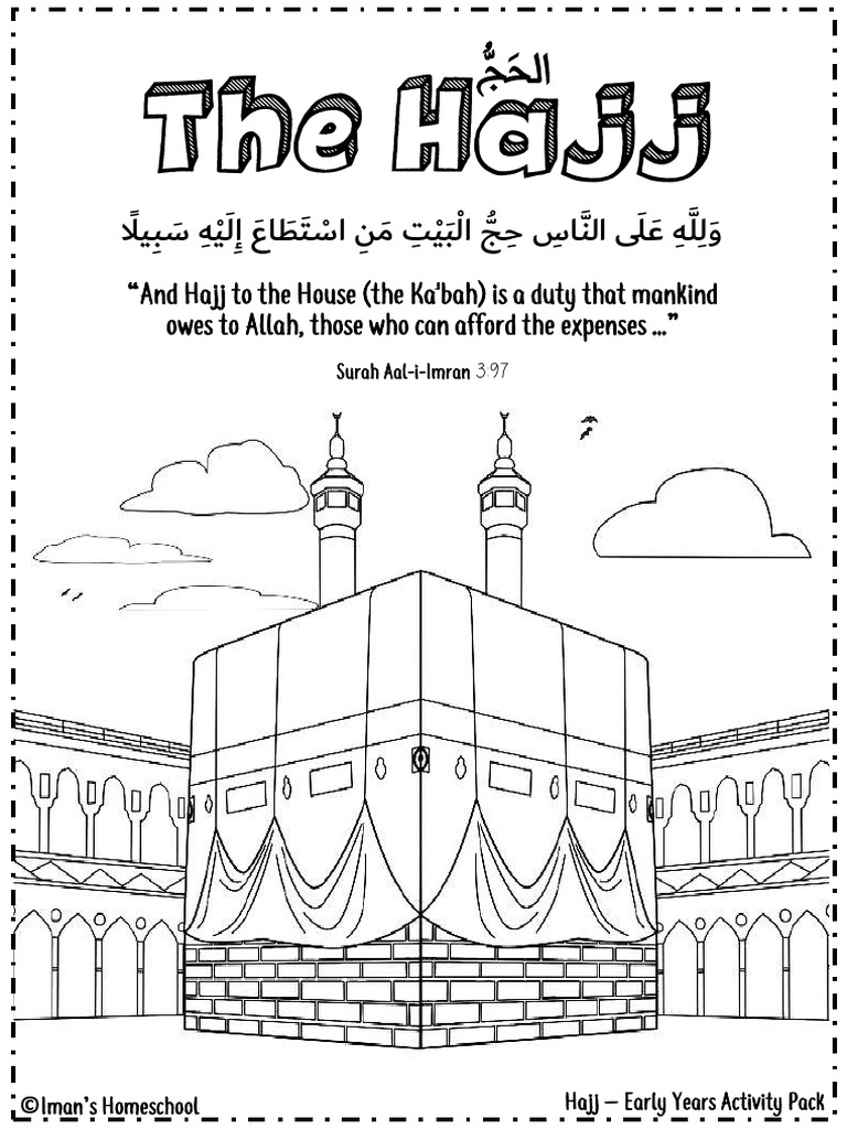 Hajj Activity Pack - Early Years | PDF | Hajj | Pilgrimage