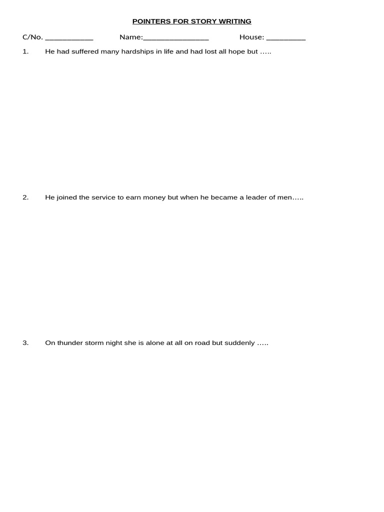 Pointer Story Test | PDF