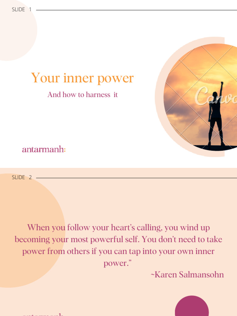 Harnessing Your Inner Power | PDF