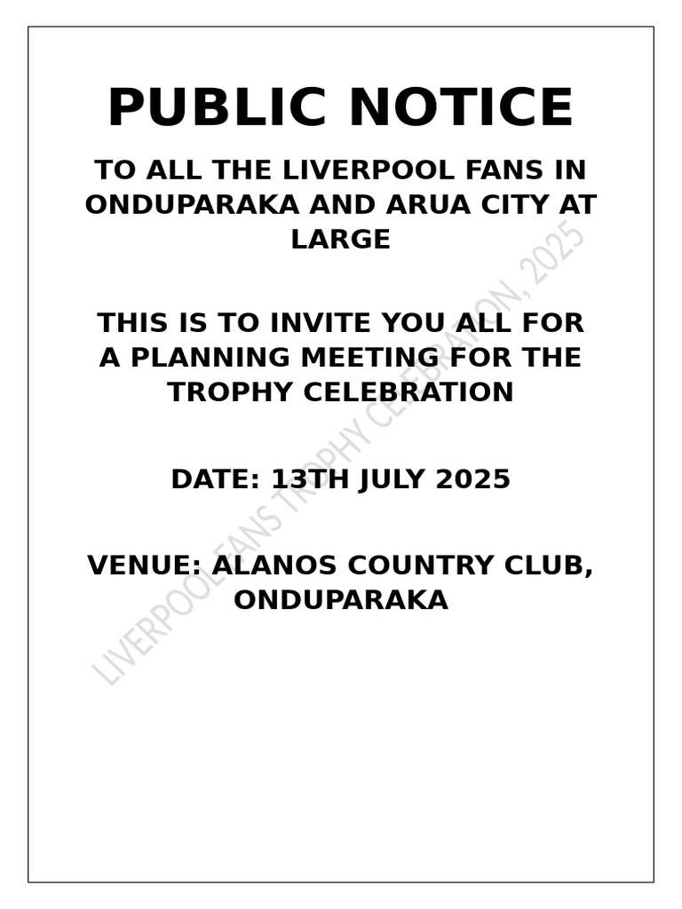 Public Notice | PDF