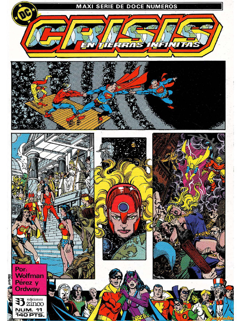 Ediciones Zinco Crisis en Tierras Infinitas 11 de 12 Por Goippolito | PDF