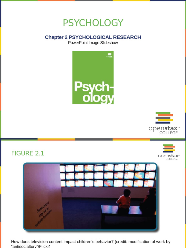 OpenStax Psychology CH02 | PDF | Creative Commons License | Behavioural Sciences