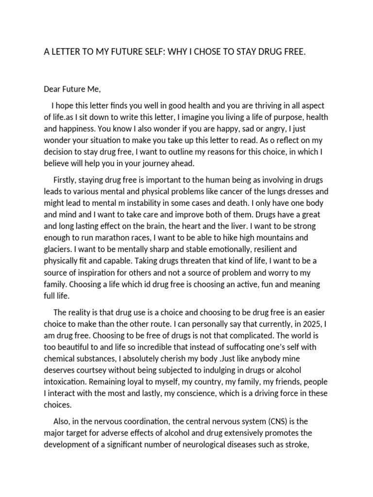 A Letter To My Future Self | PDF | Multiple Sclerosis | White Matter