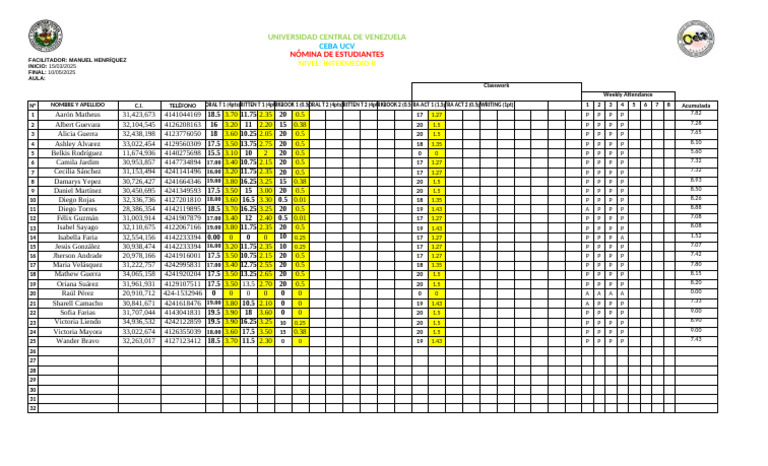 Intermedio 2 Prof Manuel Henrã - Quez (1) 2 | PDF