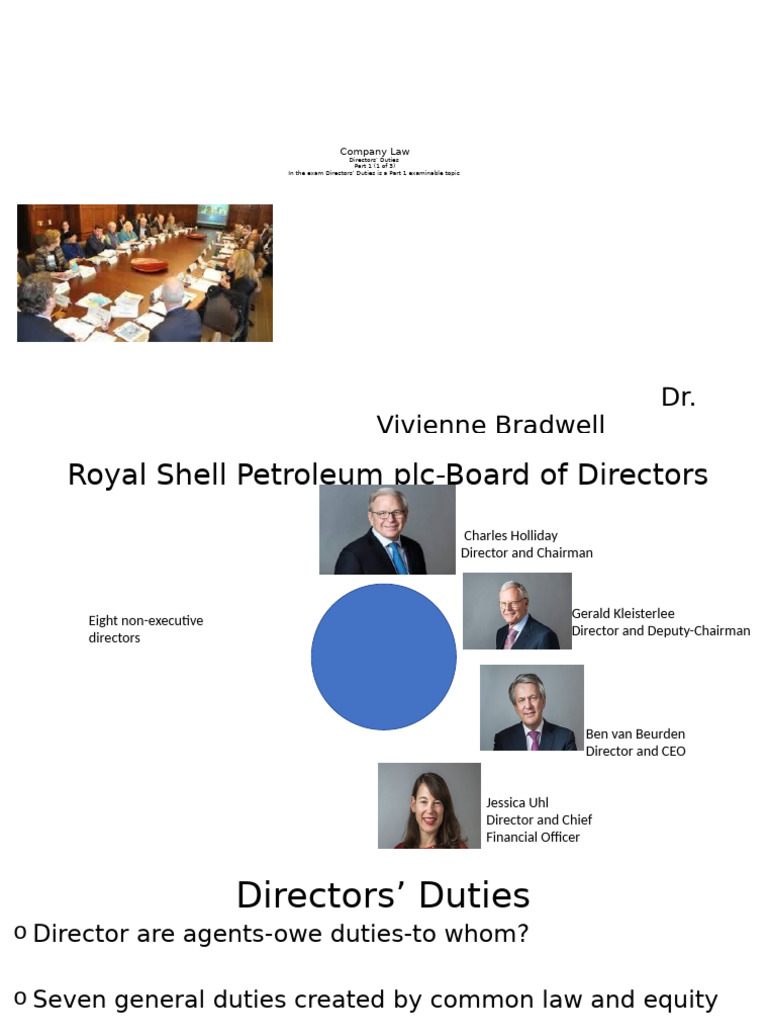 Directors' Duties in Company Law Explained | PDF | Corporations | Justice