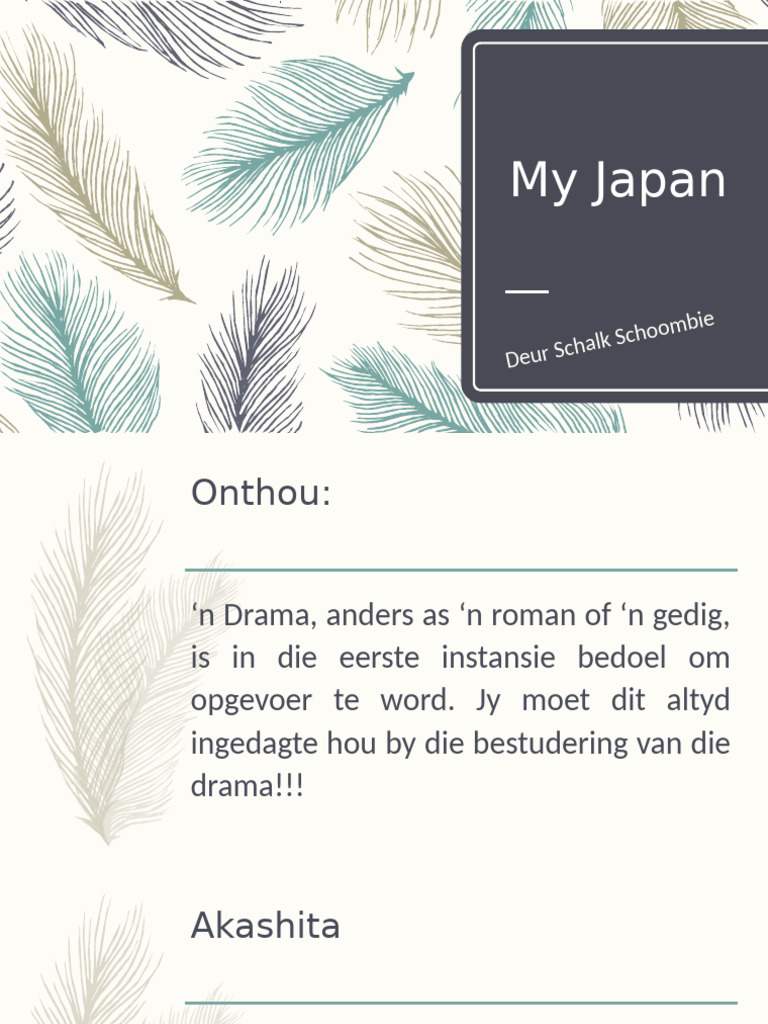 My Japan - Schalk Schoombie | PDF