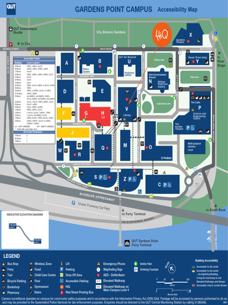 GP Campus Map Accessible 2025 | PDF | Transport