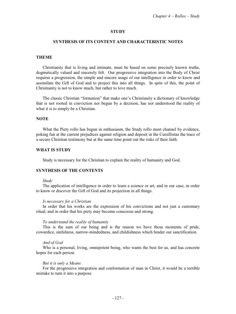 Rollo 6 Study (Pag-Aaral) | PDF | Catholic Church | Jesus