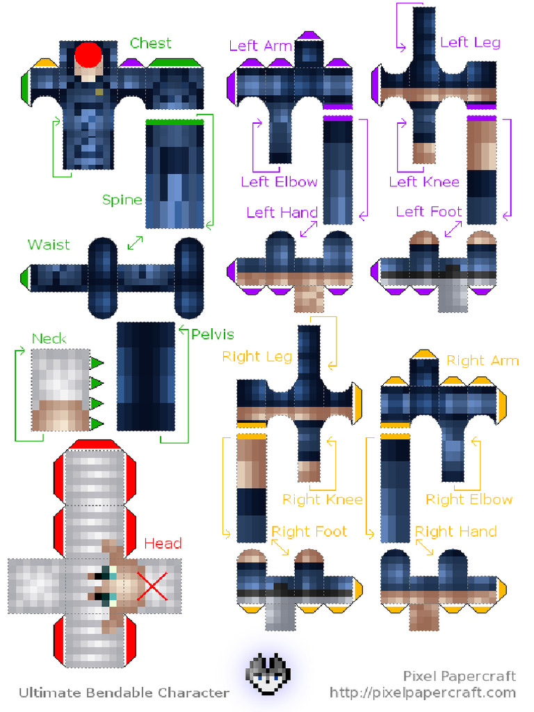 Minecraft Bendable Character | PDF