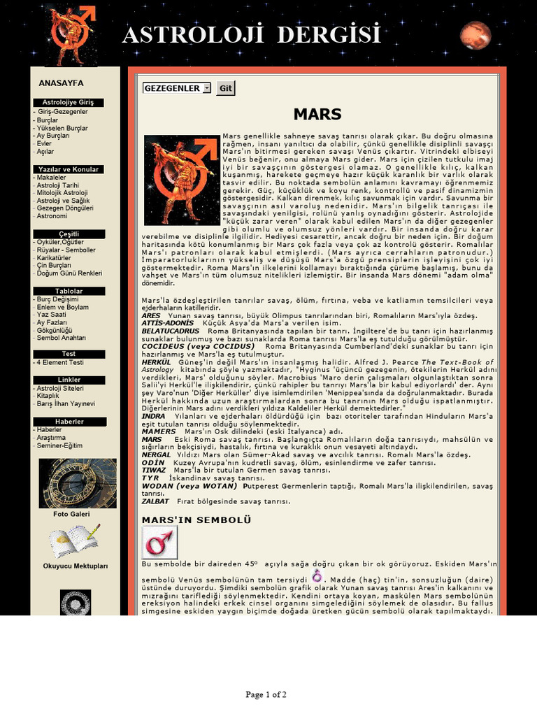 Mars | PDF