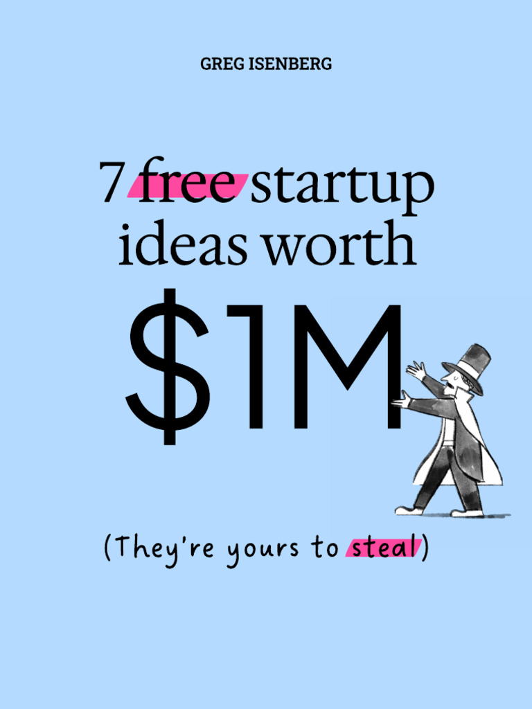 7 Free Startup Ideas Worth 1M 1706711532 | PDF