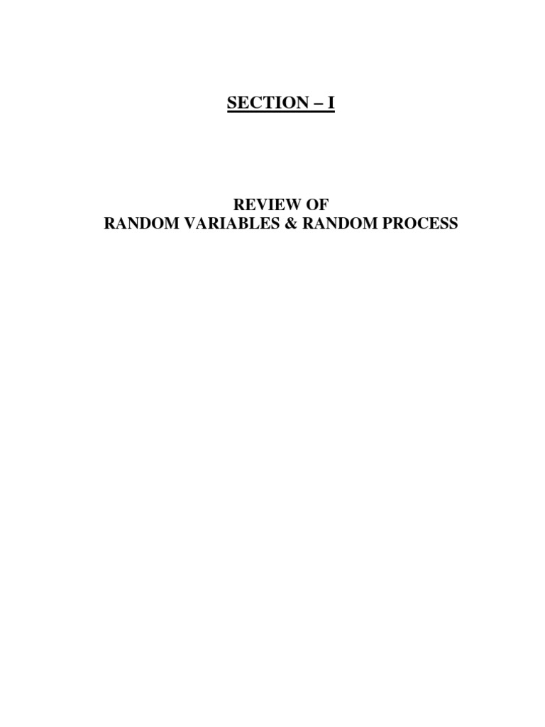 Statistical Signal Processing Pdf Correlation And Dependence