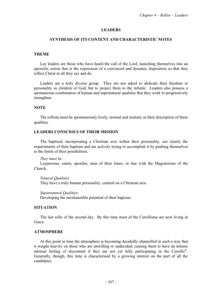 Rollo 10 Leaders (Pamumuno) | PDF | Humility | Jesus