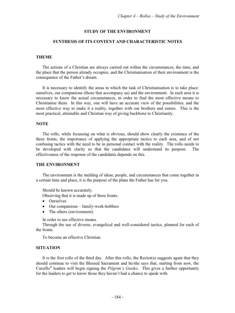 Rollo 11 Environment (Kapaligiran) | PDF | Jesus | Natural Environment