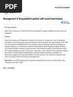 CT Head Scan Guidelines for Adults and Children | PDF | Radiology ...