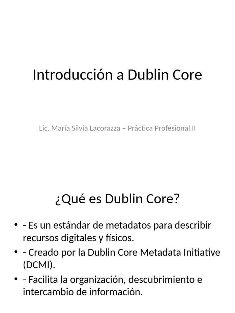 Dublin Core | PDF