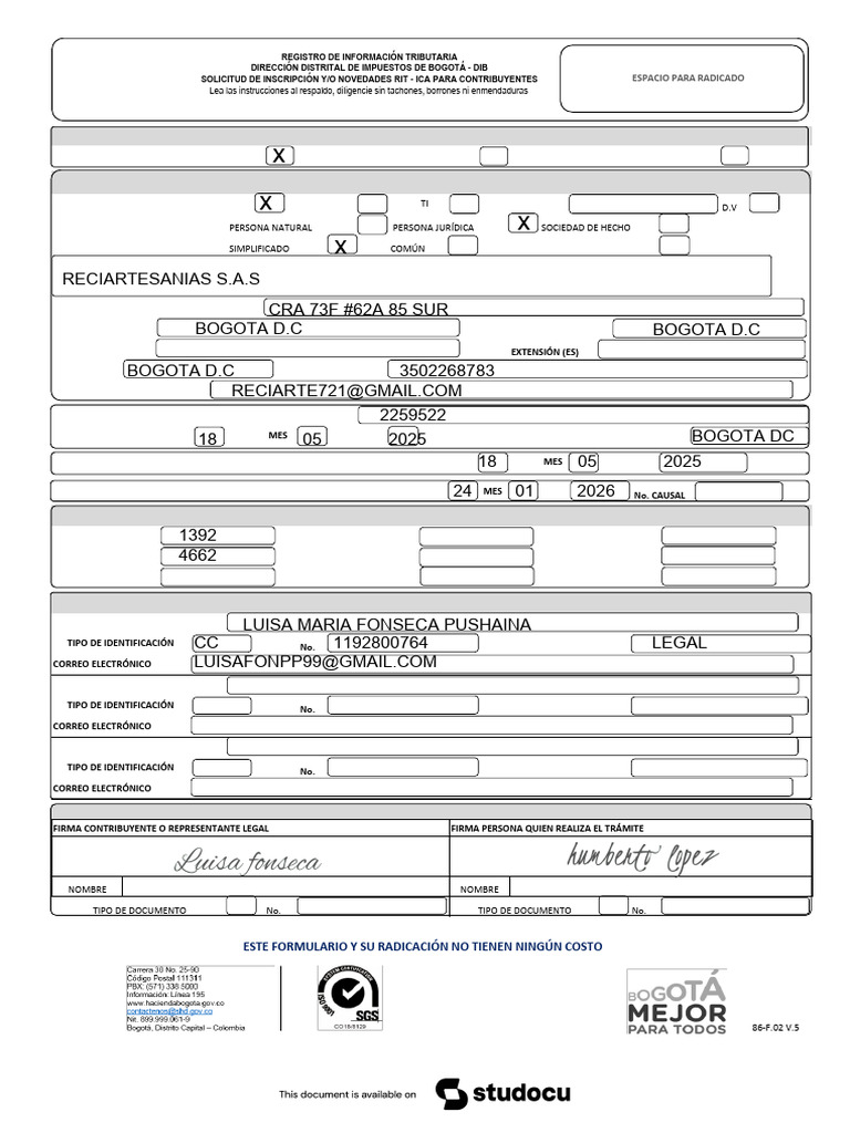 Formato RIT - Informe de Rit | PDF