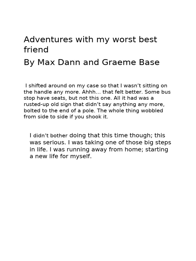 Adventures With My Worst Best Friend | PDF