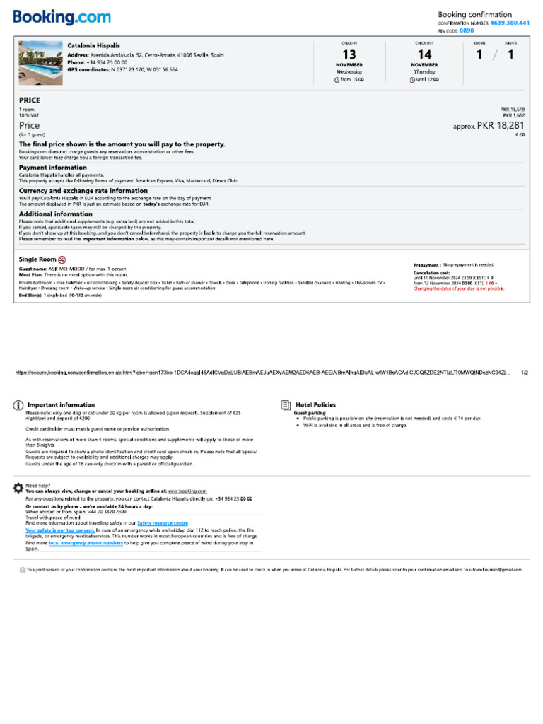 Hotel 3 Asif M | PDF