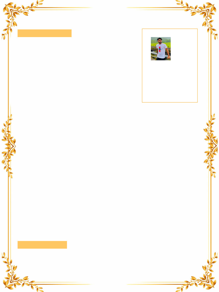 Bio Data - Hemant Kumar | PDF