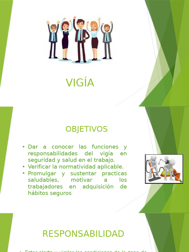 Funciones del Vigía en SST | PDF