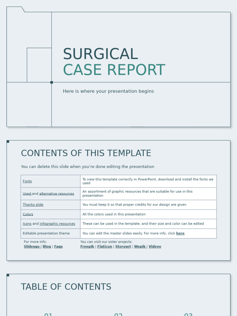 Surgical Case Report Template | PDF | Medical Diagnosis | Medical ...