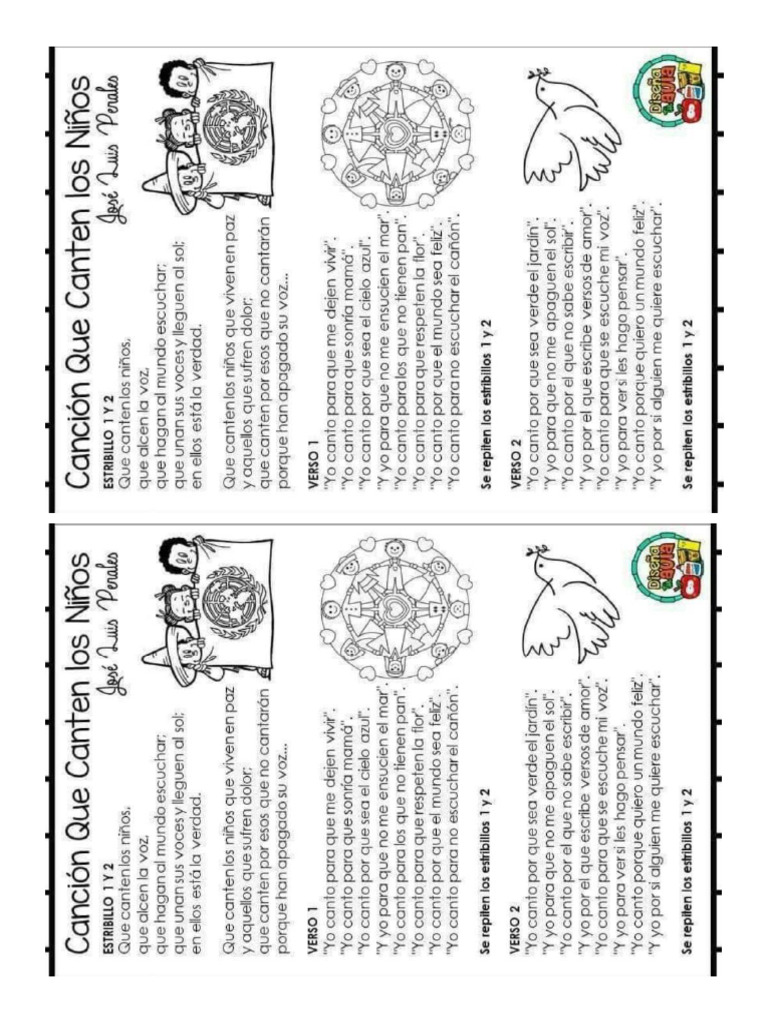 Cancion Que Canten Los Niños | PDF