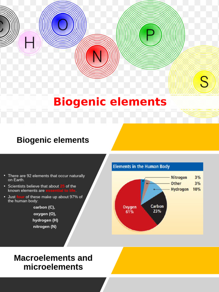 Essential Biogenic Elements and Water | PDF | Ion | Properties Of Water