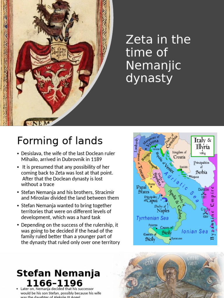 Zeta's Role in the Nemanjic Dynasty | PDF | Serbia