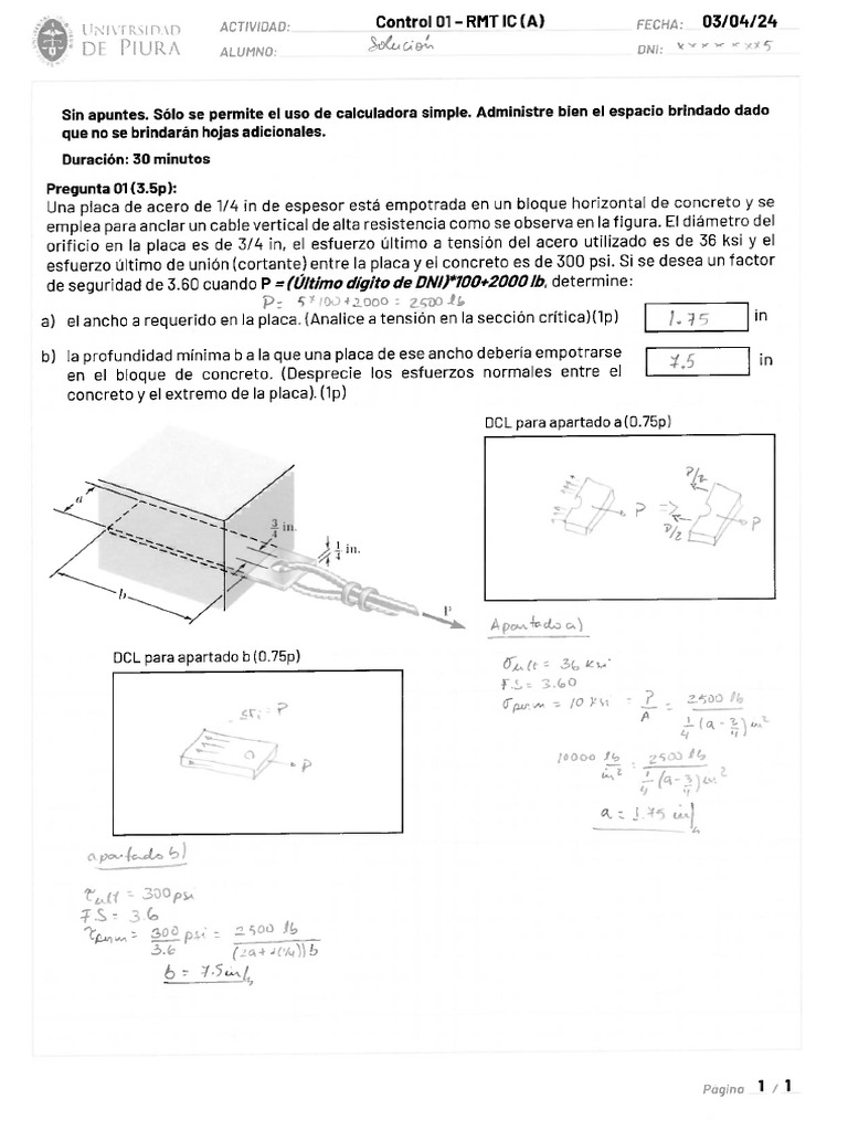 Solución Control 02 | PDF