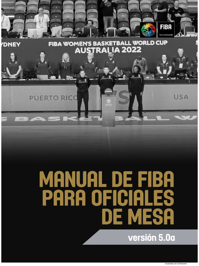 FIBA Table Officials Manualv52022 | PDF