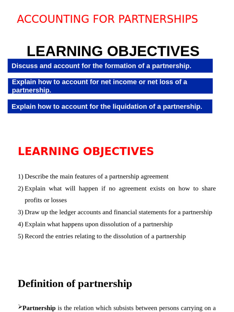 Understanding Partnership Accounting Basics | PDF | Limited Liability ...