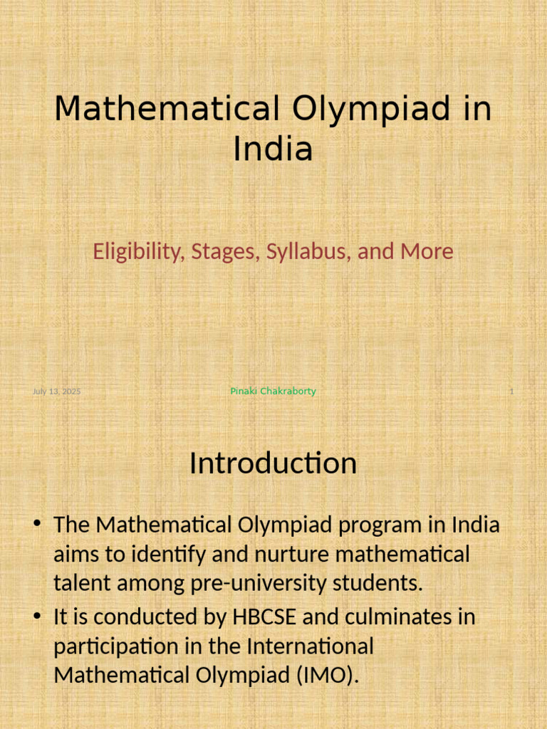 Indian Mathematical Olympiad Guide | PDF | Mathematics