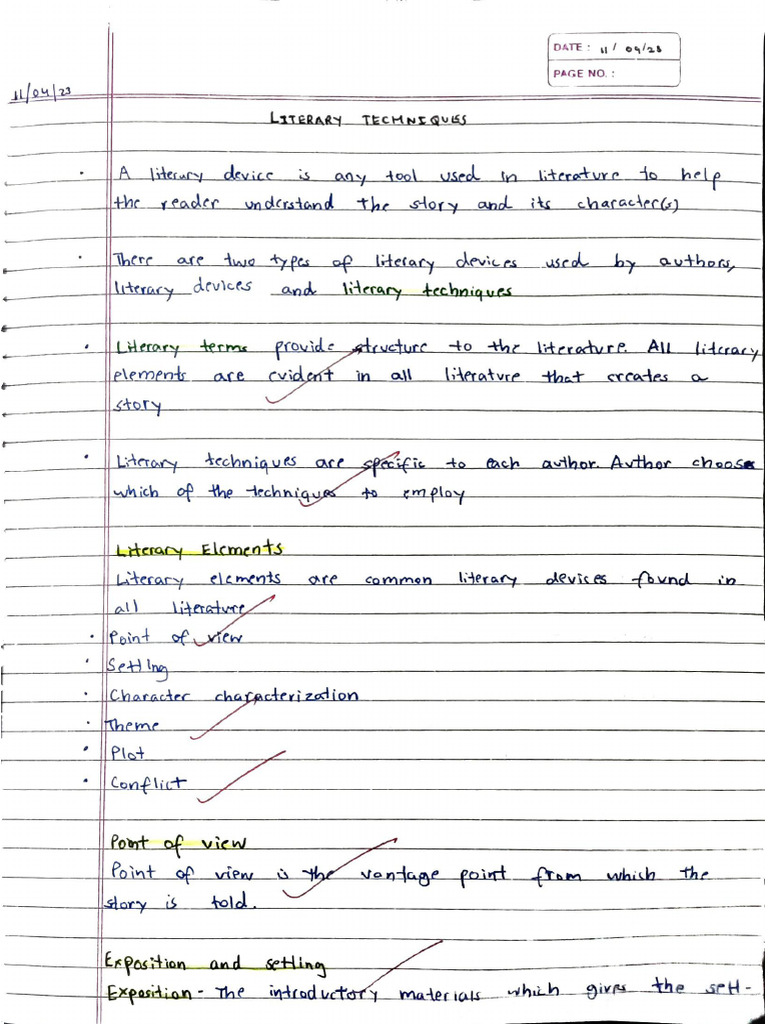 Literature Notes | PDF