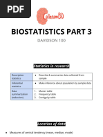 Biostatistics Formula Sheet | PDF