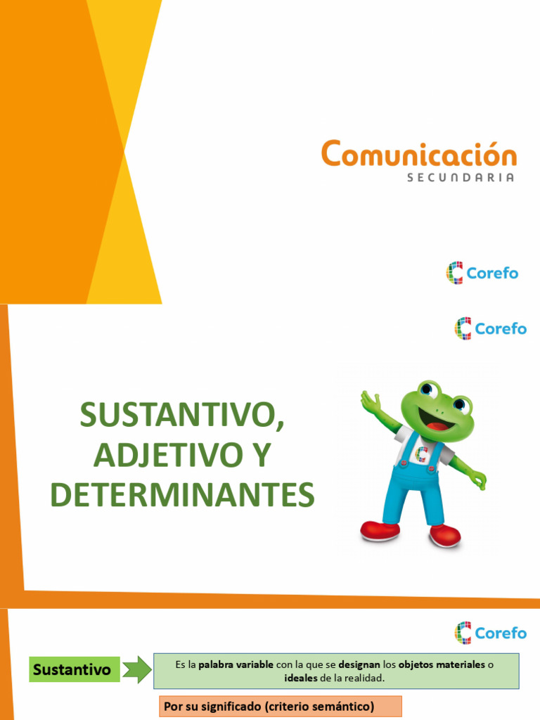 Sustantivo, Adjetivo y Determinantes | PDF | Adjetivo | Sustantivo