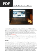 Procedure To Create A Bootable USB Drive With HP BIOS Flasher | PDF