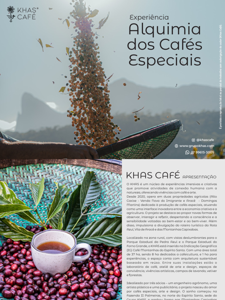 Experiência Alquimia Do Café | PDF | Café