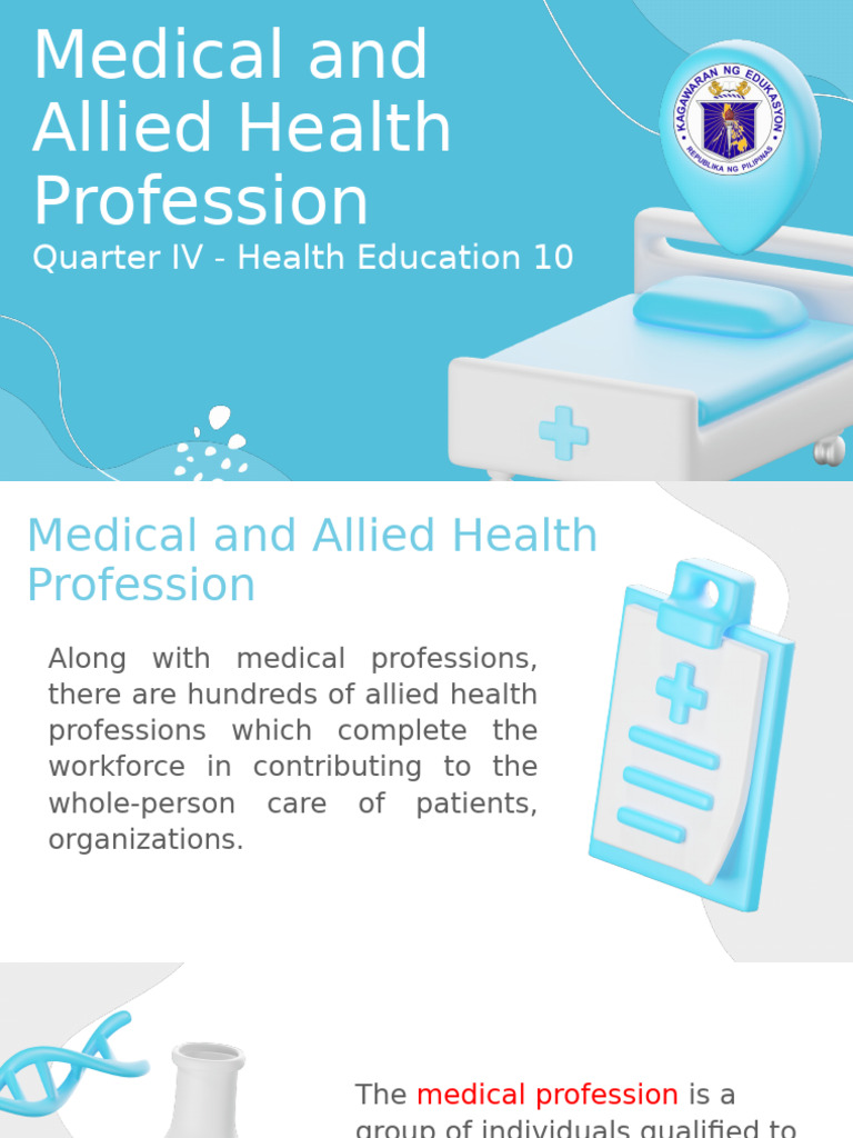 Overview of Allied Health Professions | PDF | Health Professional ...