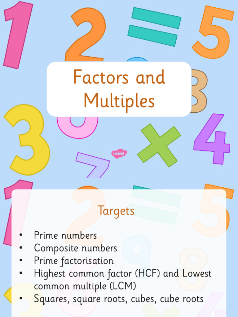 Identify Square and Cube Numbers | PDF