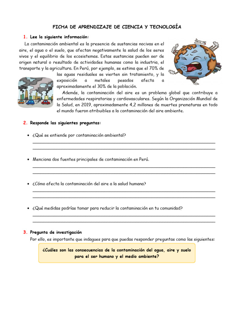 Practica Cta | PDF | Contaminación | Agua