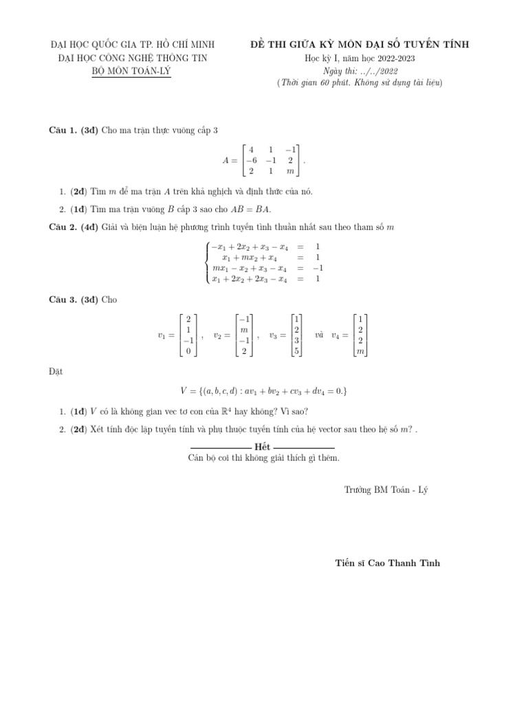 Mau de Thi DSTT Ban On Tap | PDF