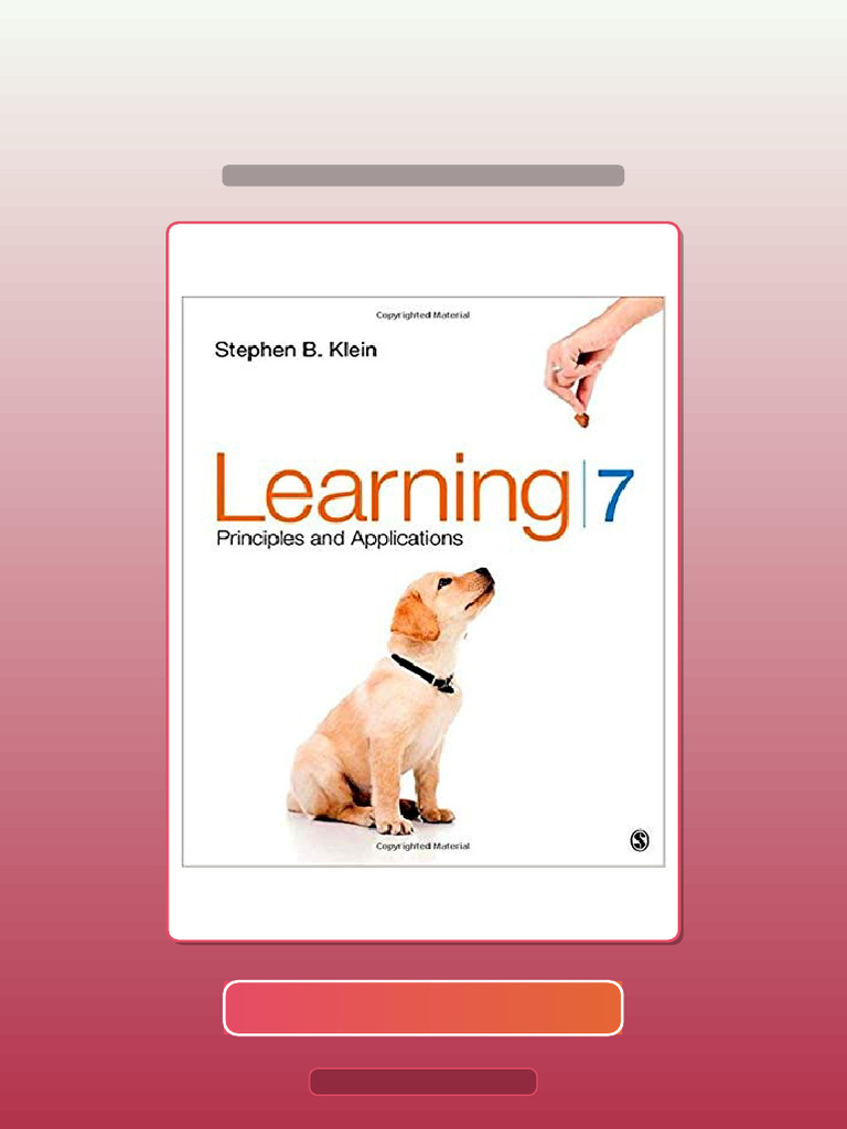 Real Test Bank Learning Principles and Applications 7th Edition by ...