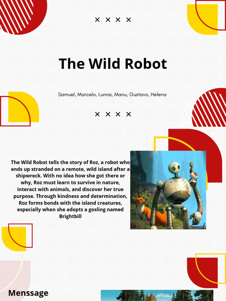 The Wild Robot: Roz's Journey of Survival | PDF