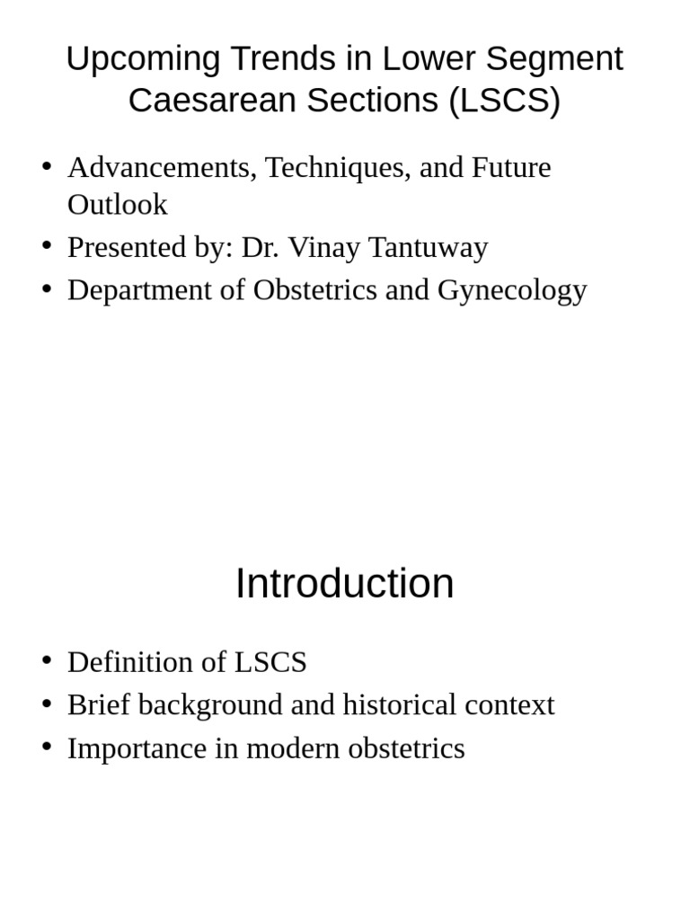 Upcoming Trends LSCS Presentation | PDF