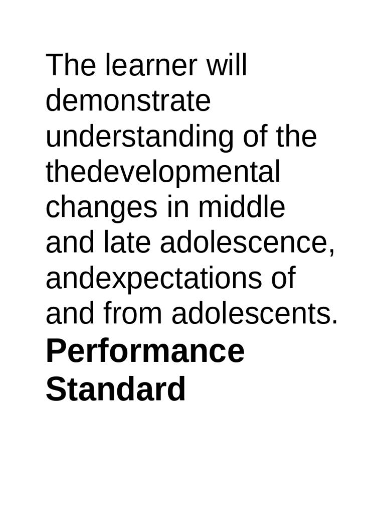 The Adolescence Lesson Plan | PDF