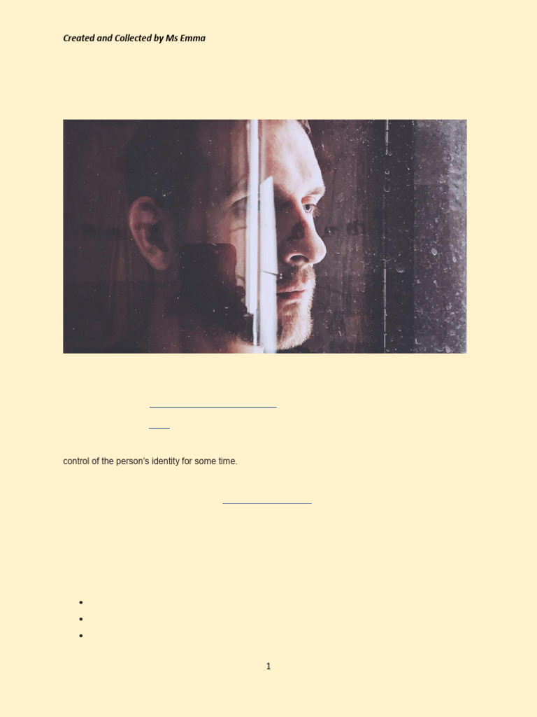 Understanding Dissociative Identity Disorder | PDF | Mental Disorder ...
