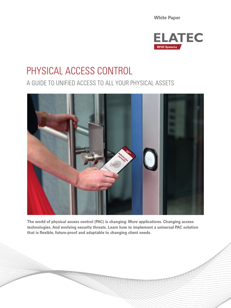 Unified RFID for Physical Access Control | PDF | Access Control | Radio ...